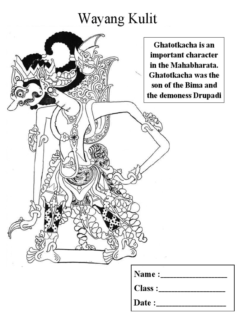 Wayang Gatotkaca | PDF