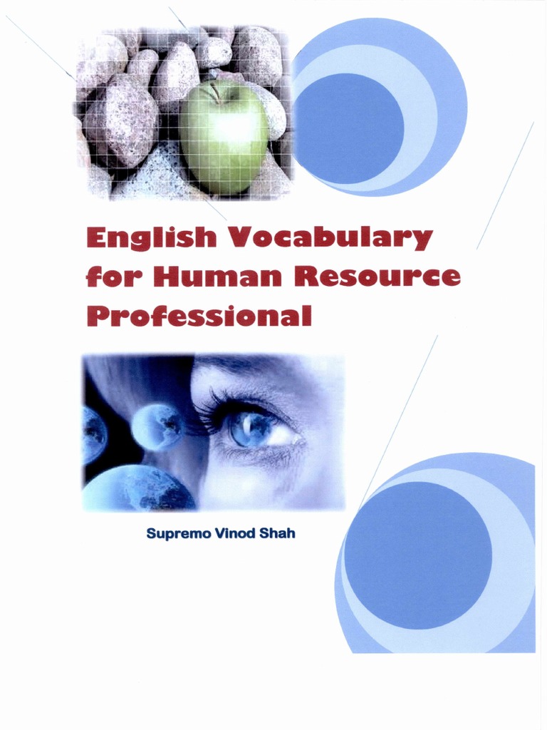 English Vocabulary For HR Professionals | PDF | Human Resource ...