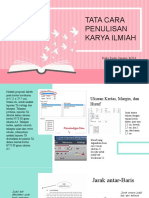 Panduan Penulisan Tabel dan Gambar | PDF