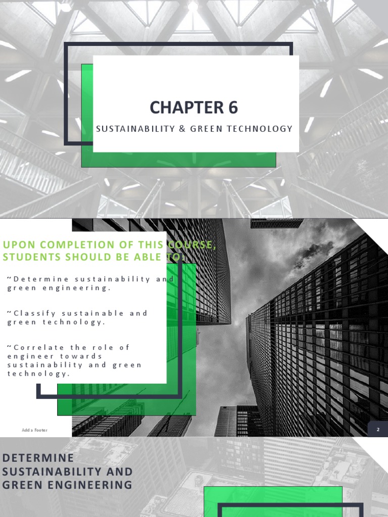 Sustainability in Green Engineering | PDF | Sustainability | Engineering