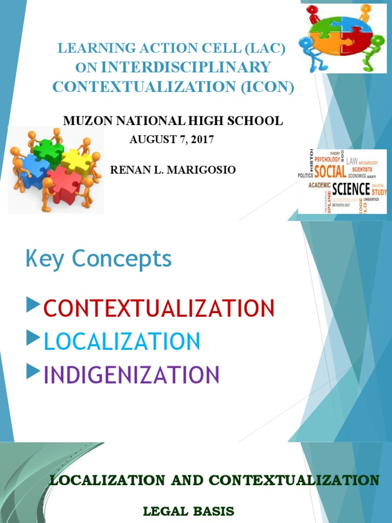 Learning Action Cell (Lac) ON: Interdisciplinary Contextualization ...