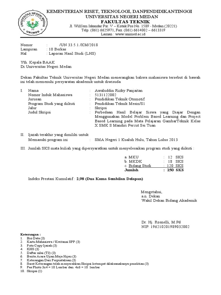 Permohonan LHS | PDF