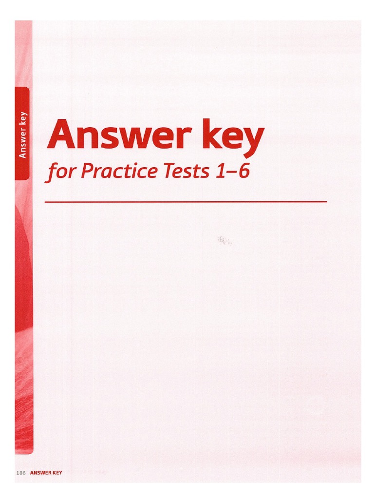 PET - B1 Preliminary For Schools EXAM TRAINER 2020-Key | PDF