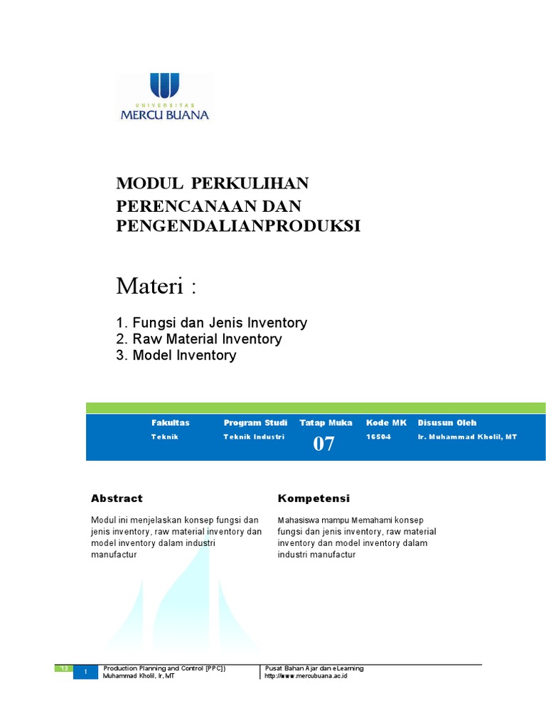Modul Ppic Mk.07 | PDF