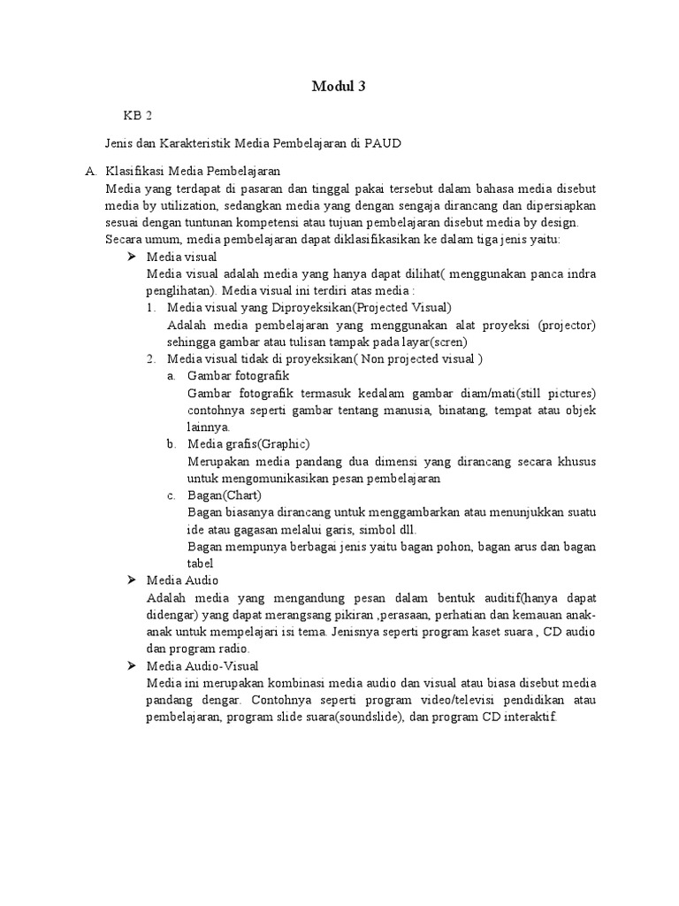 Modul 3 Dan 4 | PDF | Karier & Perkembangan