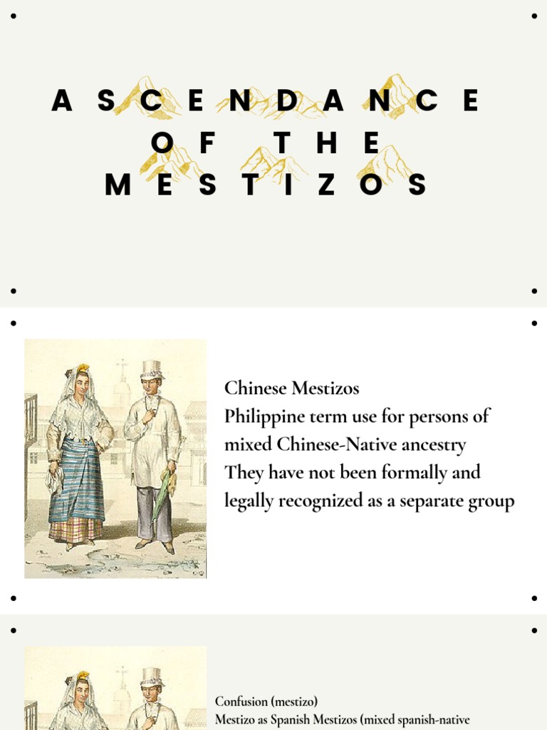 The Ascendance of the Chinese Mestizos in Philippine Society: A ...