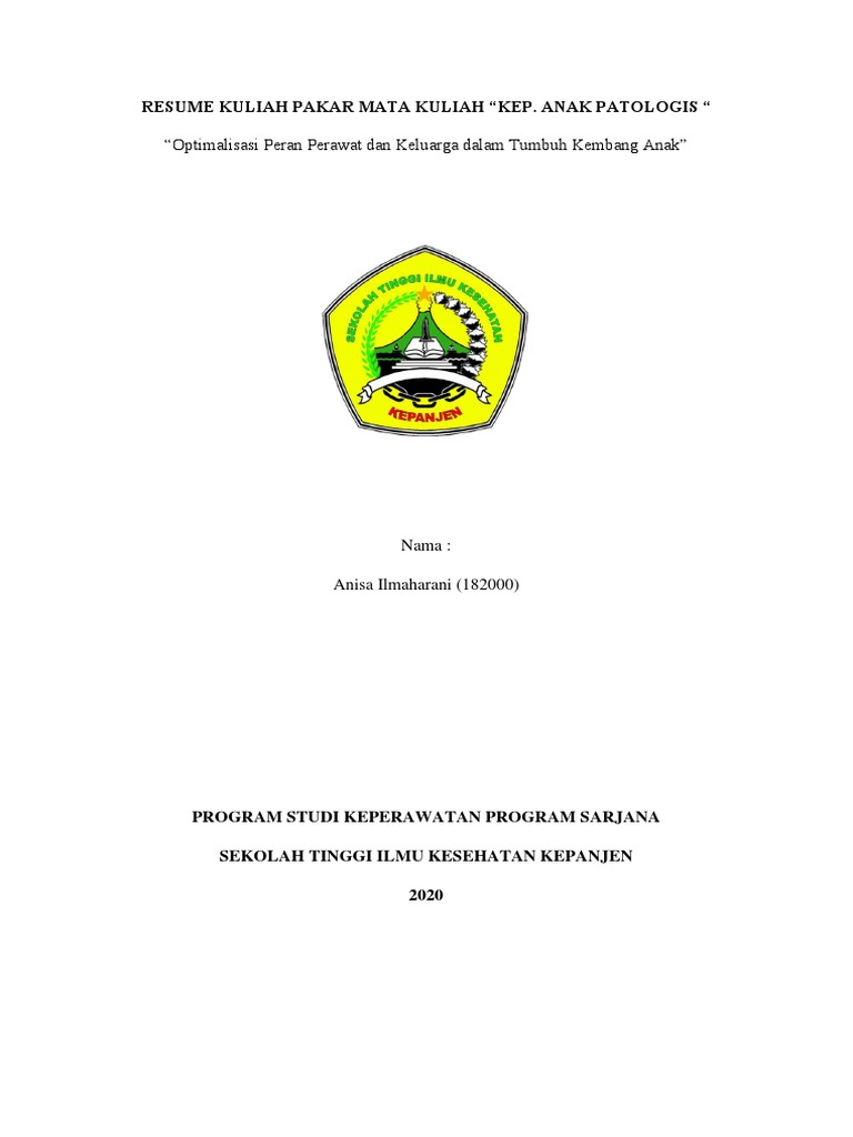 Resume Kuliah Pakar | PDF | Kesehatan Holistik
