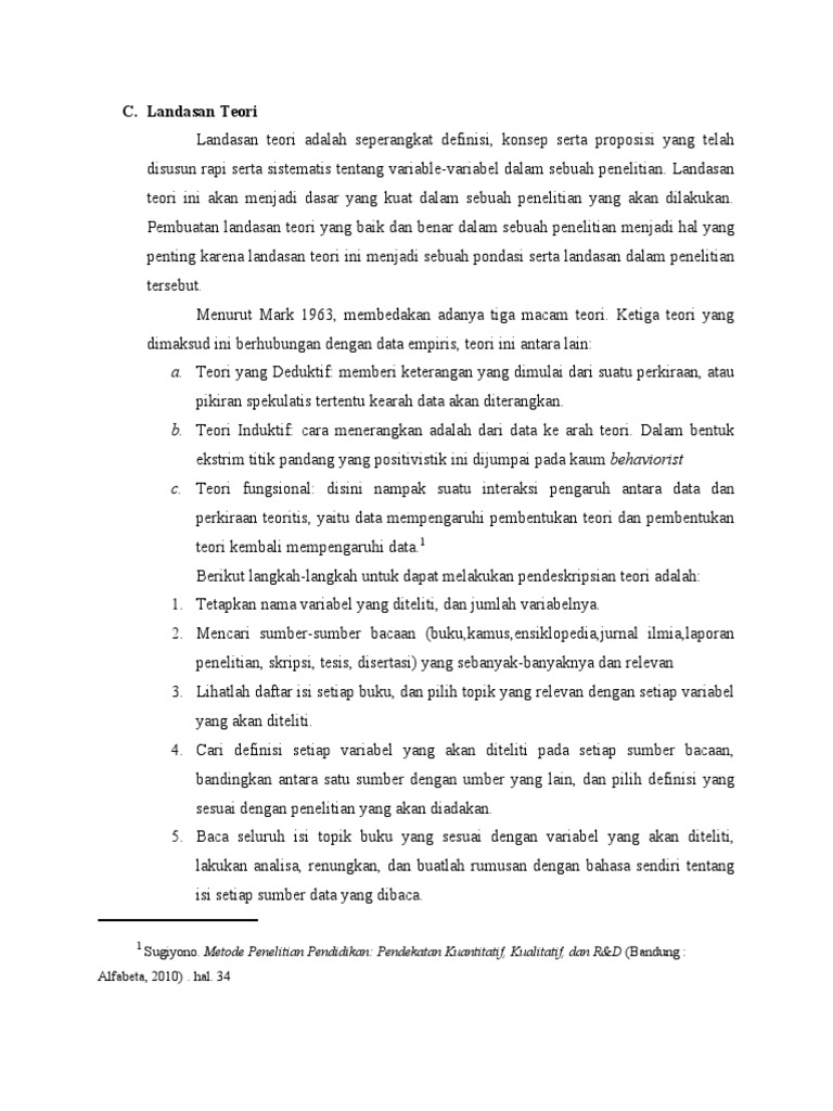 Landasan Teori | PDF