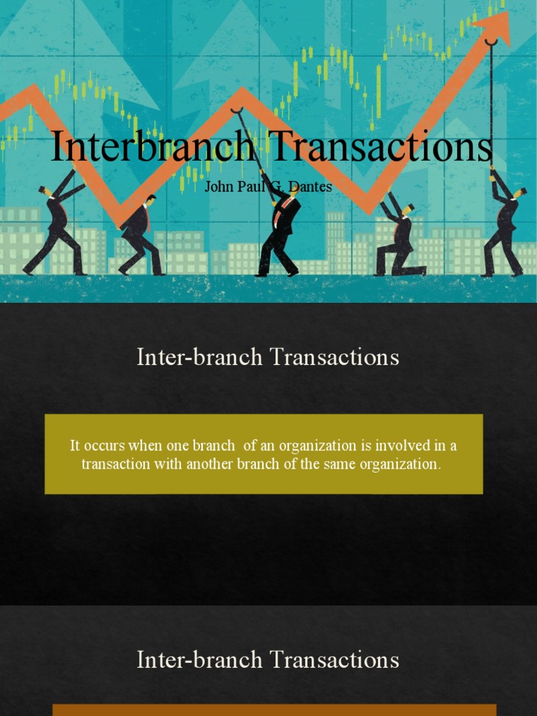 Interbranch Transactions Interbranch Transactions: John Paul G. Dantes ...