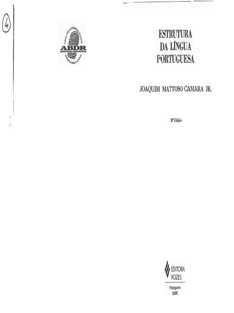 A Classificação dos Vocabulos Formais no Português: Uma Abordagem Morfo ...
