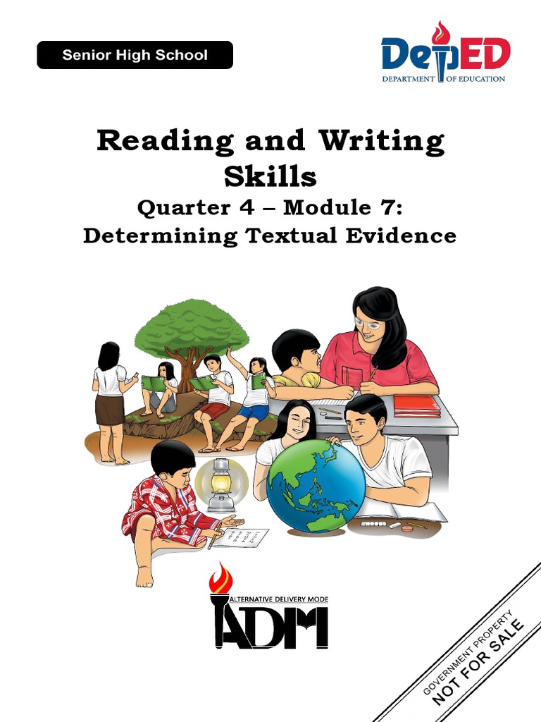 Reading and Writing Skills: Quarter 4 - Module 7: Determining Textual ...