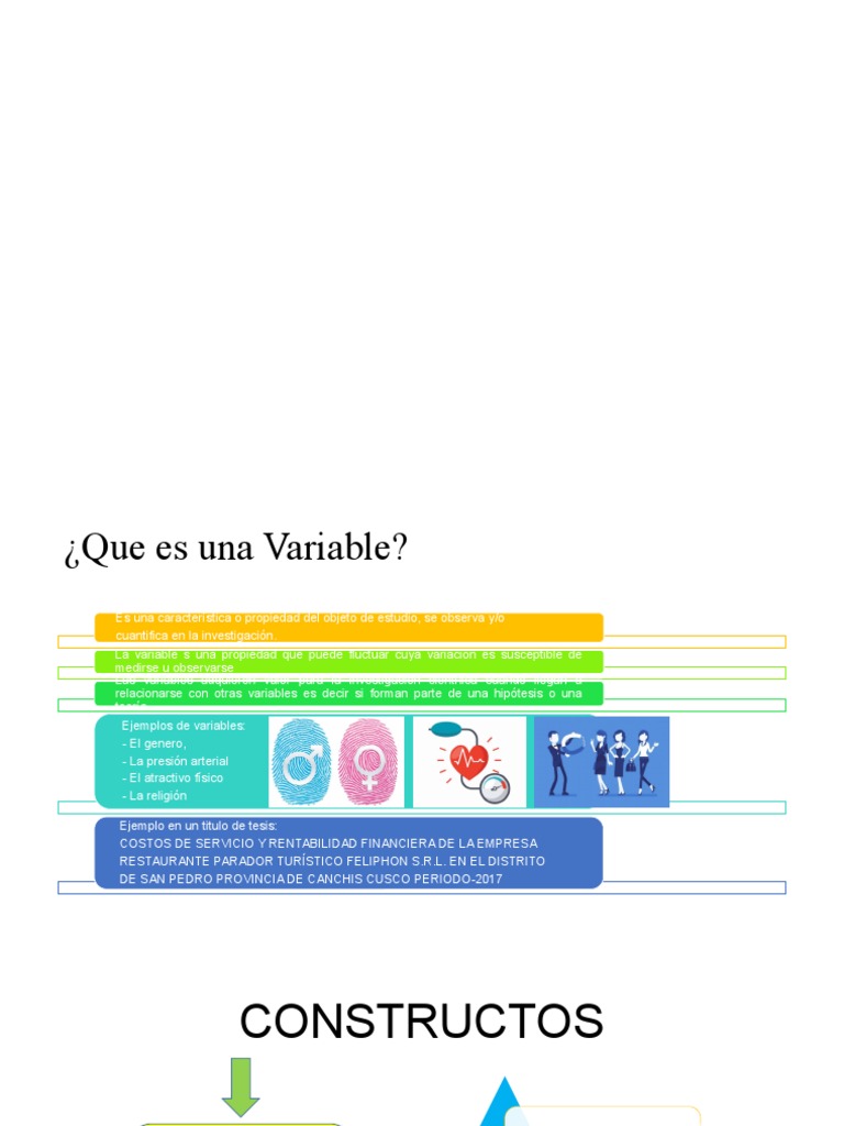 Variables | PDF | Teoría | Science