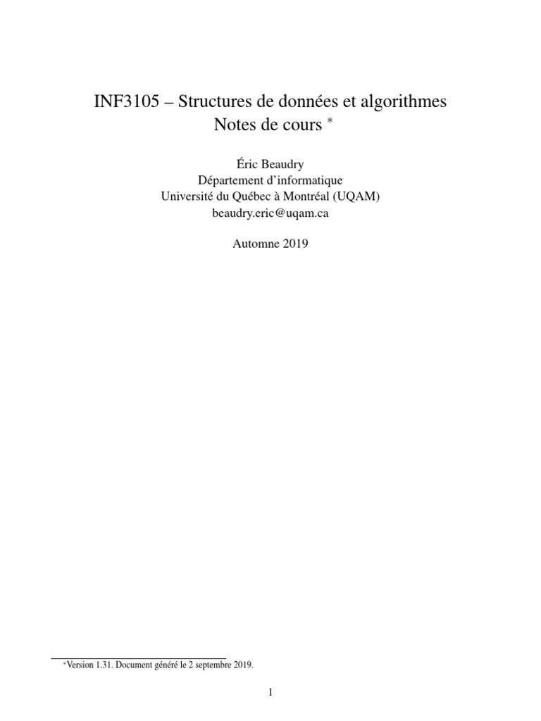 Cours de Structures et Algorithmes | PDF | C ++ | Compilateur