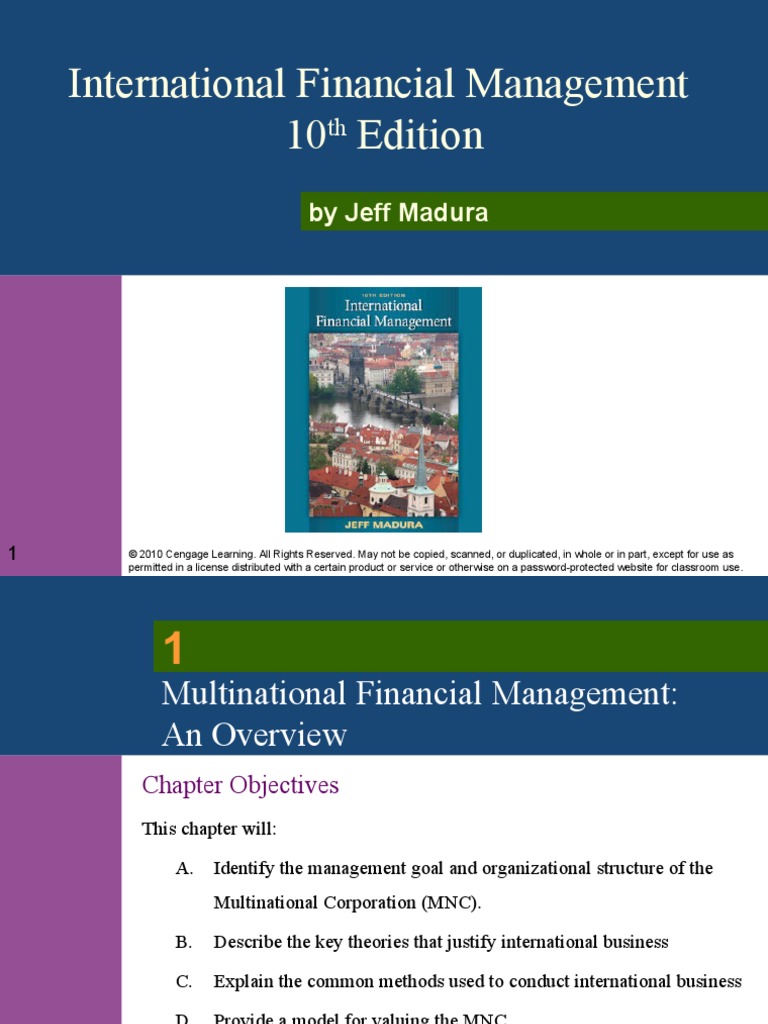 International Financial Management 10 Edition: by Jeff Madura | PDF ...