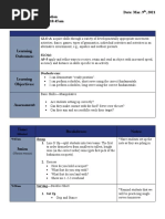 Lesson Plan Hoki | PDF