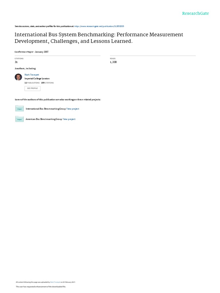 International Bus Benchmarking Insights | PDF | Purchasing Power Parity ...