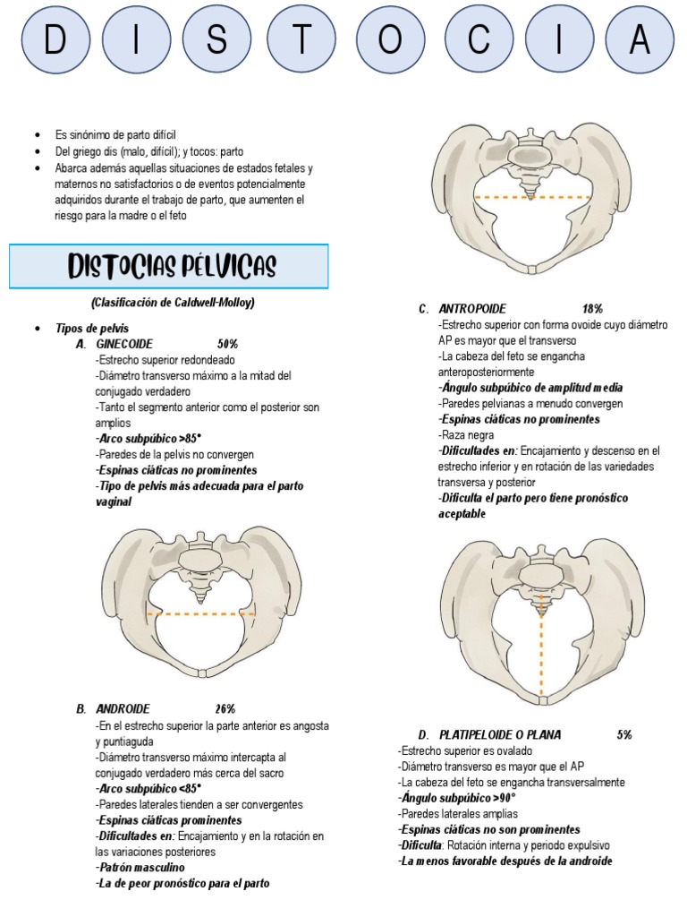DISTOCIA | PDF | Parto | Pelvis