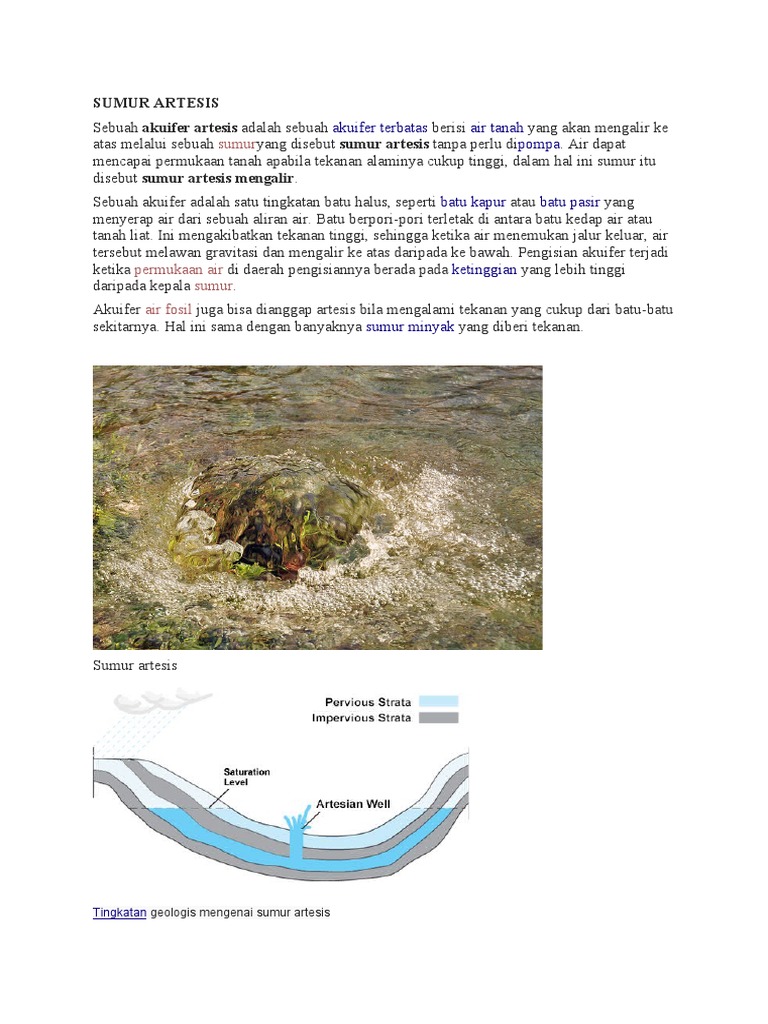 Sumur Artesis | PDF
