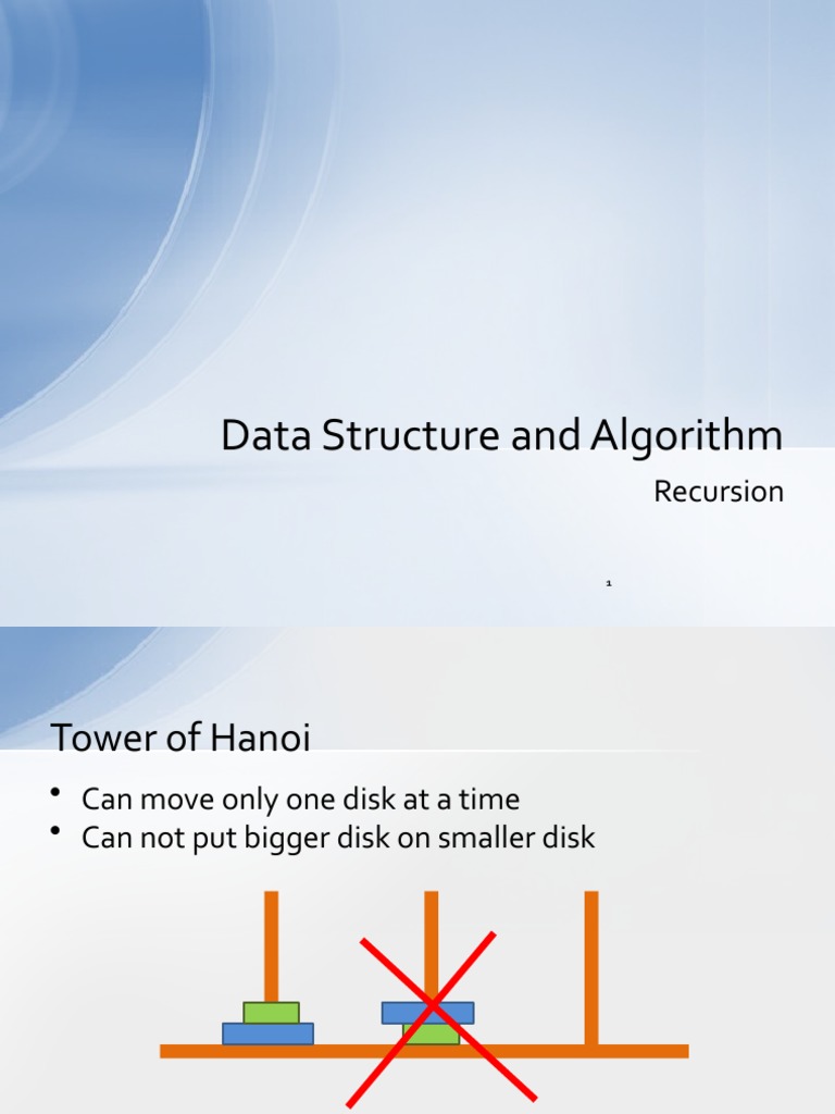 Data Structure and Algorithm: Recursion | Download Free PDF | Algorithms And Data Structures ...