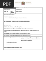 MOE Lesson Plan Template | PDF | Lesson Plan | Rain