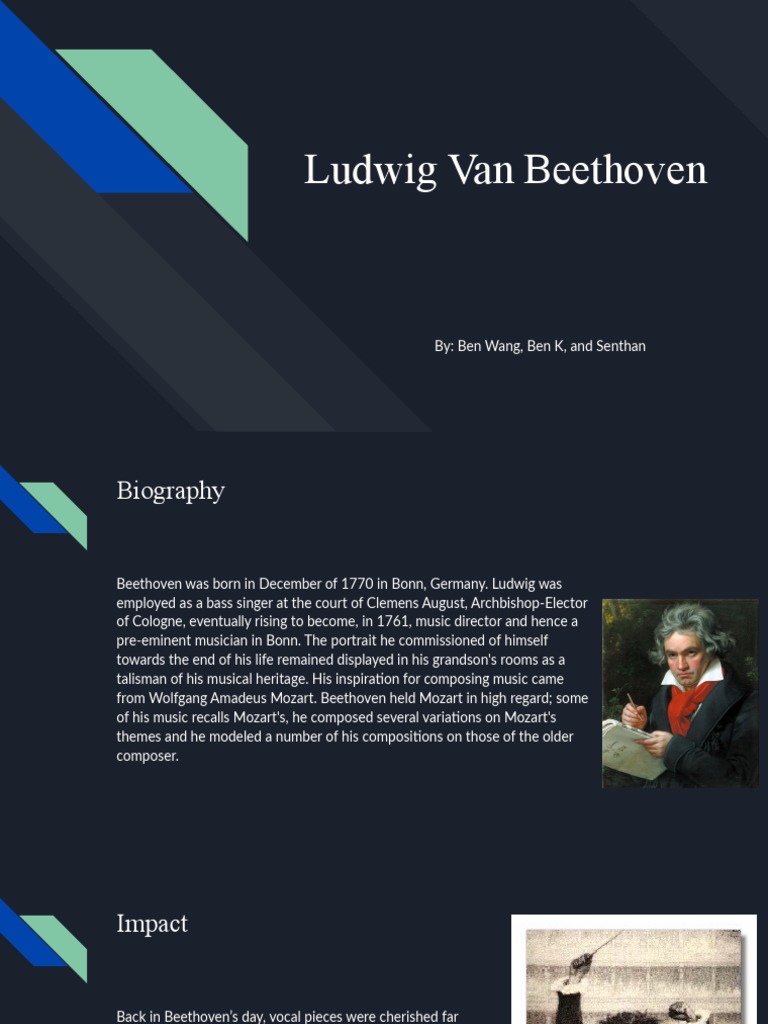 Beethoven's Life and Musical Impact | PDF | Art | Poetry