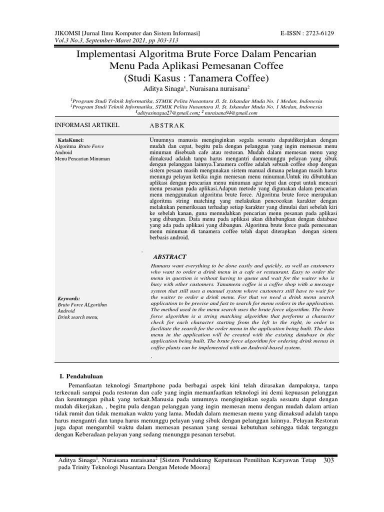 Implementasi Algoritma Brute Force | PDF