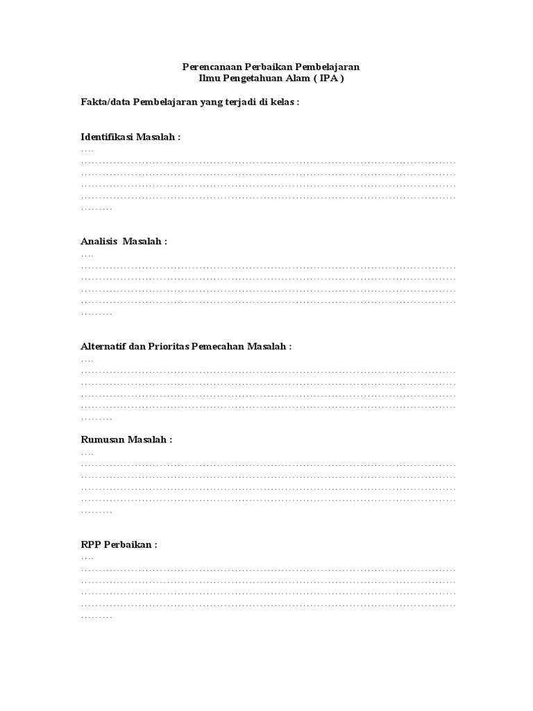 Format Refleksi | PDF