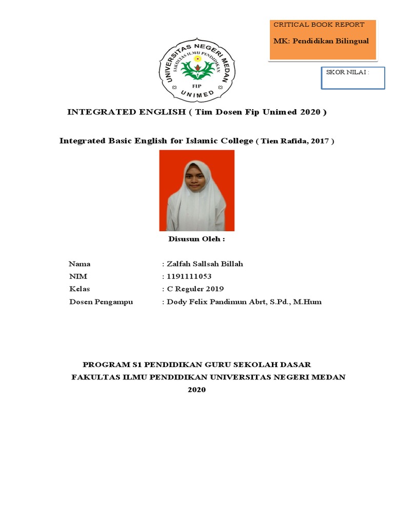 CBR Bilingual Zalfah Salsah Billah | PDF | Grammatical Tense | Noun