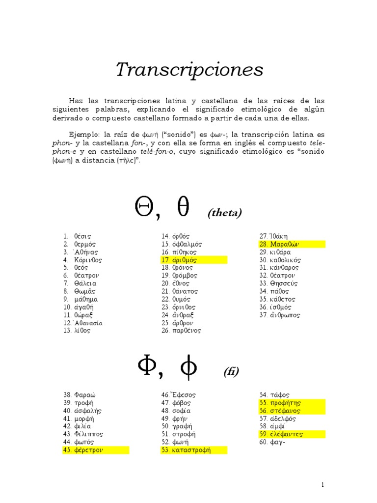 TRANSCRIPCIONES | Lingüística | Prueba gratuita de 30 días | Scribd