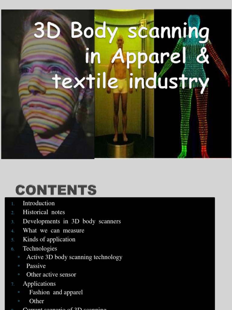 3d Body Scanning | PDF | Image Scanner | Anthropometry