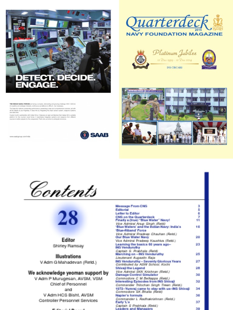 Quarter Deck 2015 | PDF | Navies | Sea