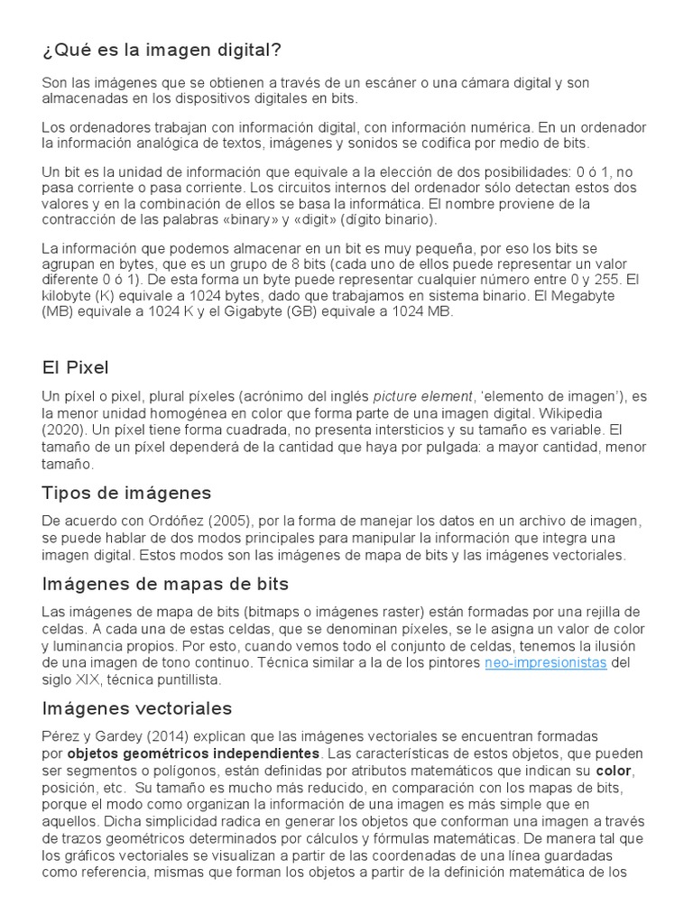 Ud1.Qué Es La Imagen Digital | PDF | Resolución de imagen | Píxel
