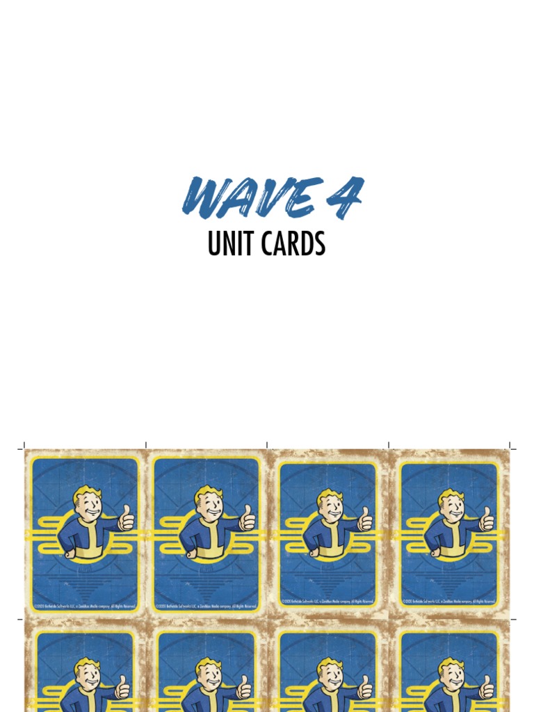 Unit Cards v4 001w | PDF