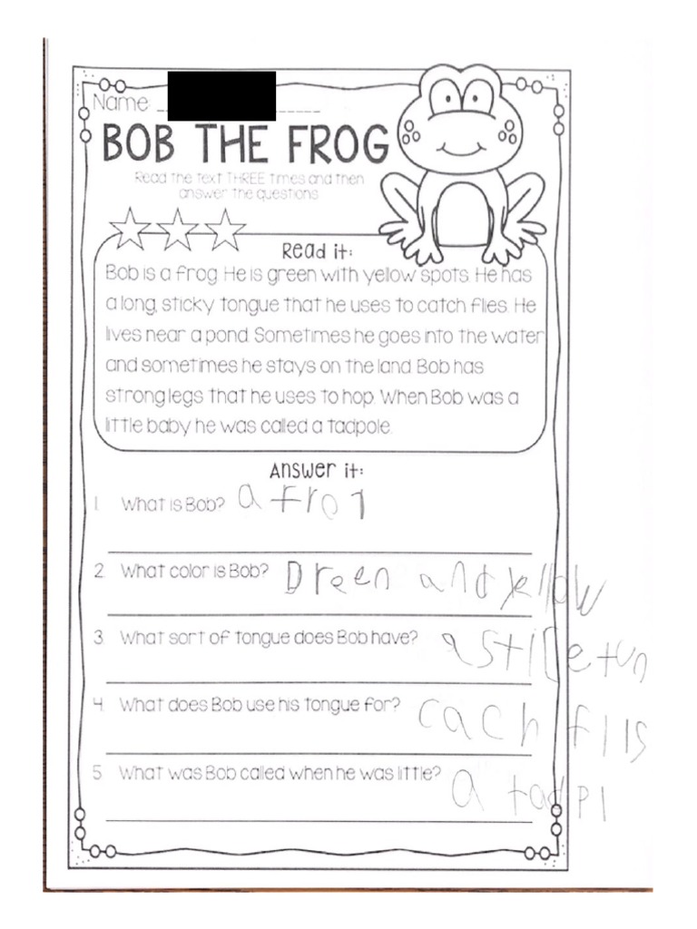 Bob The Frog | PDF