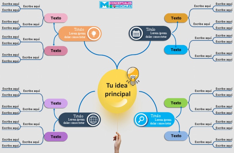 Plantilla Mapa Mental 01 | PDF