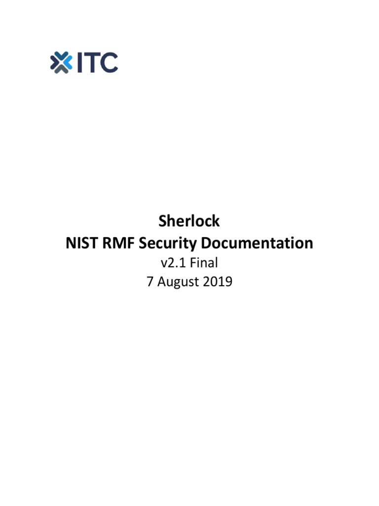 NIST RMF Documentation v2.1 - 20190807 | PDF | Information Security ...