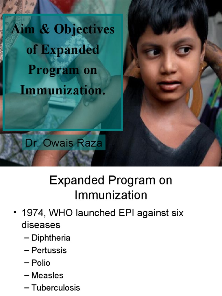 Aims and Objective of Expanded Program of Immunization | PDF | Vaccines ...