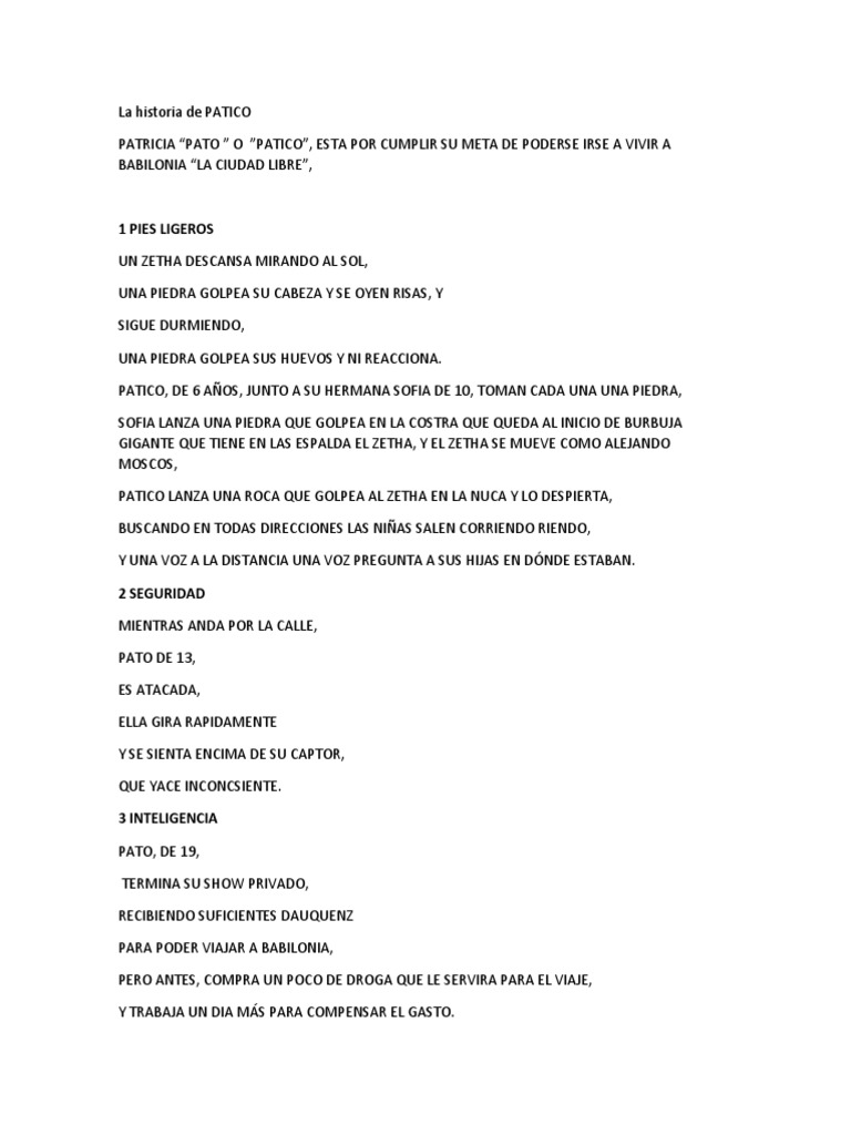 La Historia de PATICO | PDF