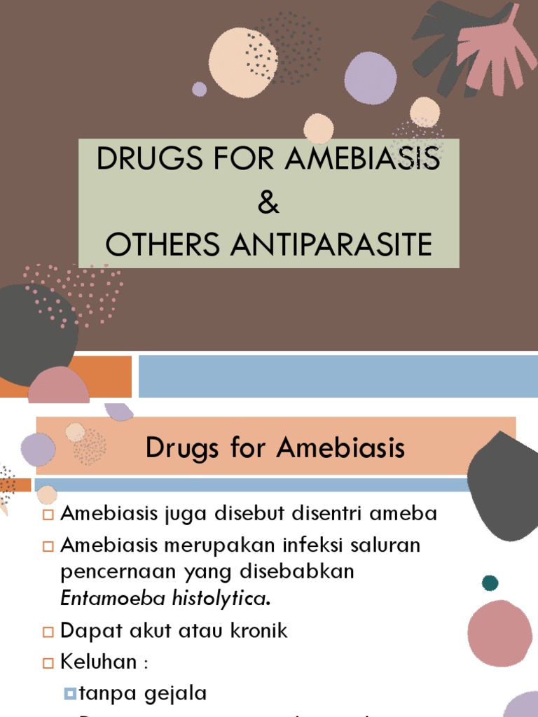 Pengobatan dan Gejala Amebiasis | PDF