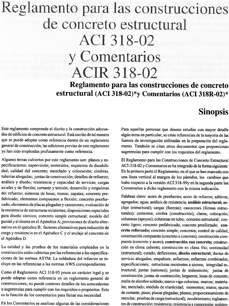 Norma ACI-02 | PDF