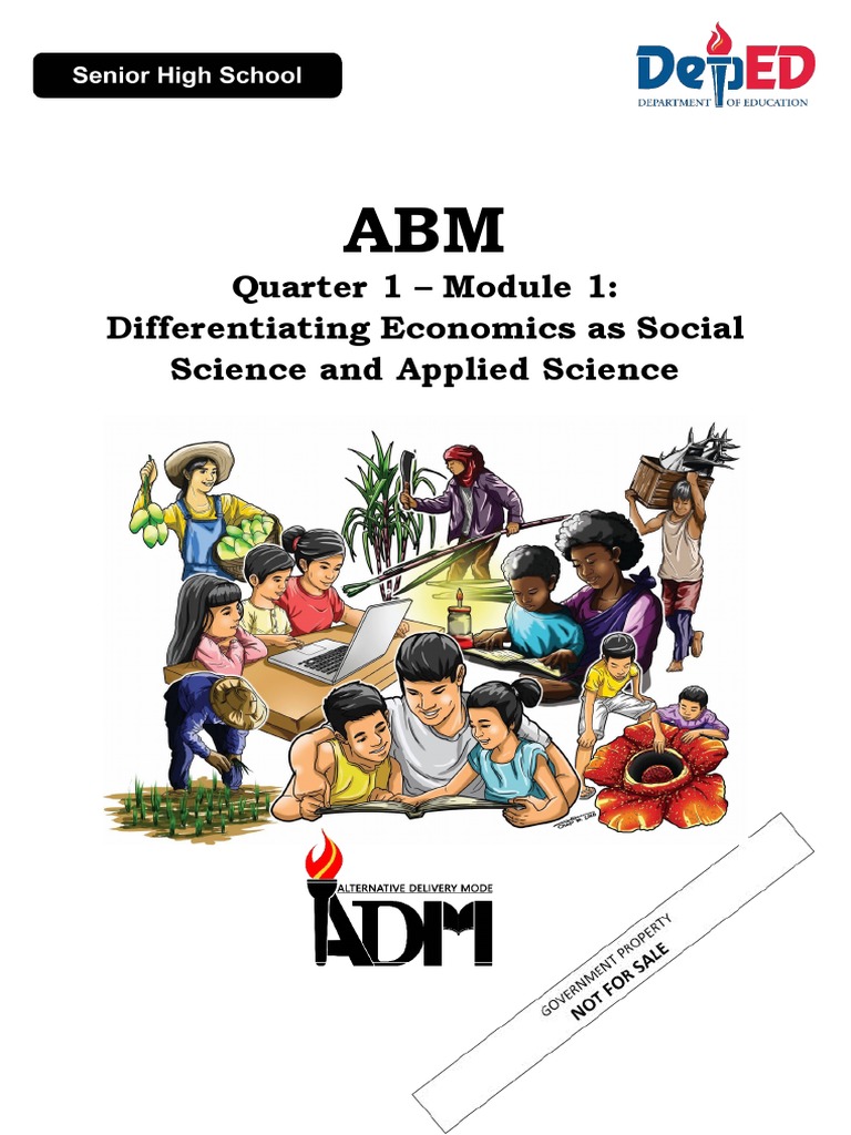 ABM Applied Economics Module 1 Differentiate Economics As Social ...