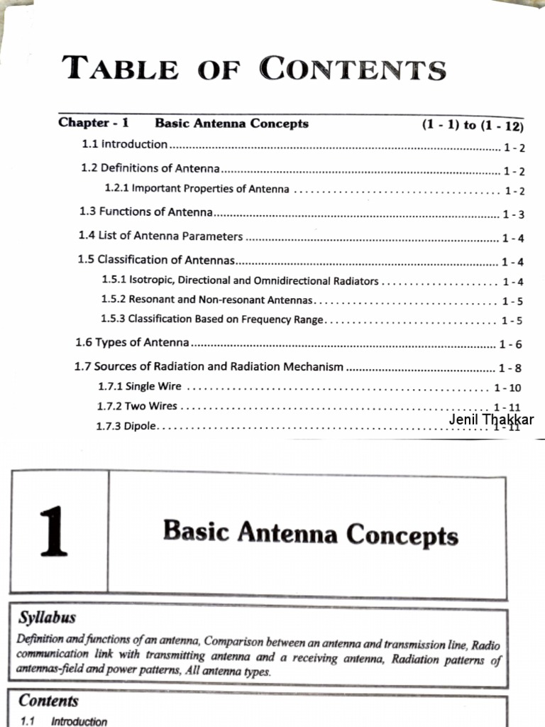 Chap-1 Antenna | PDF | Antenna (Radio) | Radio