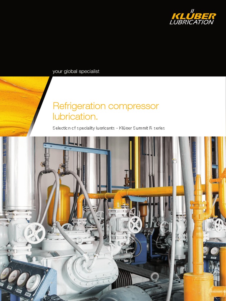 Refrigeration Compressor Lubrication | PDF | Motor Oil | Heat Pump