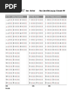 Nat Answer Sheet | PDF