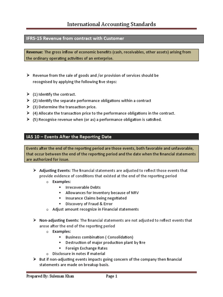 F3 - Accounting Standards | PDF | Intangible Asset | International ...