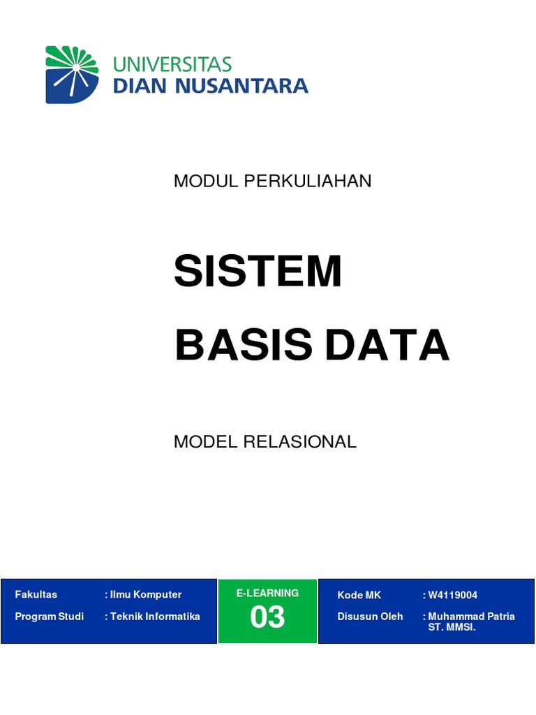 Modul Basis Data - Pertemuan 03 | PDF