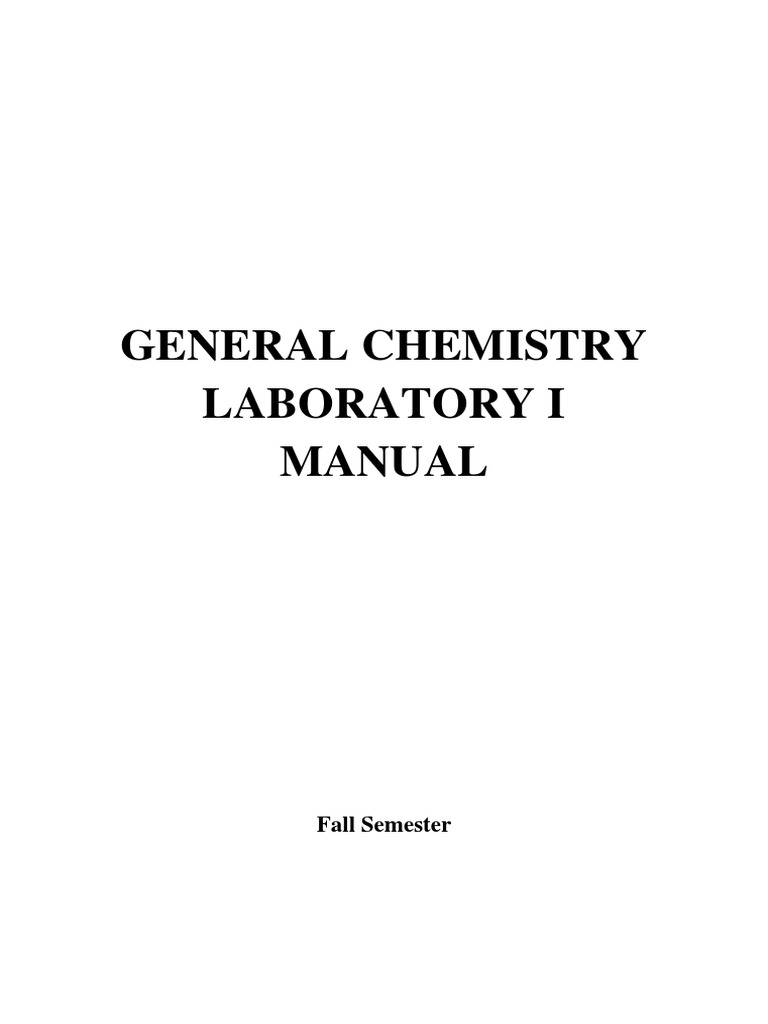 Revised GCL I Lab Manual | PDF | Significant Figures | Accuracy And ...