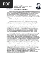 Aralin 1 Batas Rizal R.A. 1425 | PDF