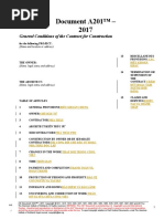 AIA Document A201-2017 (Sample) PDF | PDF | General Contractor | Insurance