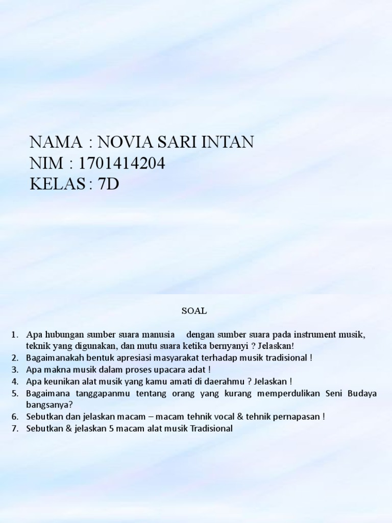 Novia Sari Intan - 7D - 1701414204 | PDF